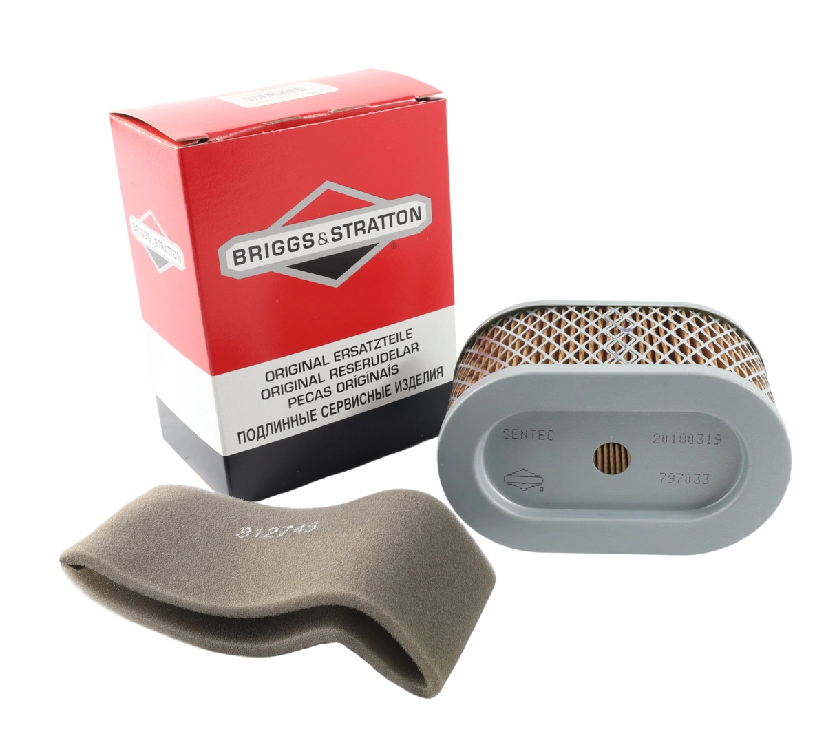 Oryginalny filtr powietrza silnika Briggs&Stratton Vanguard 6.5 HP (797033)